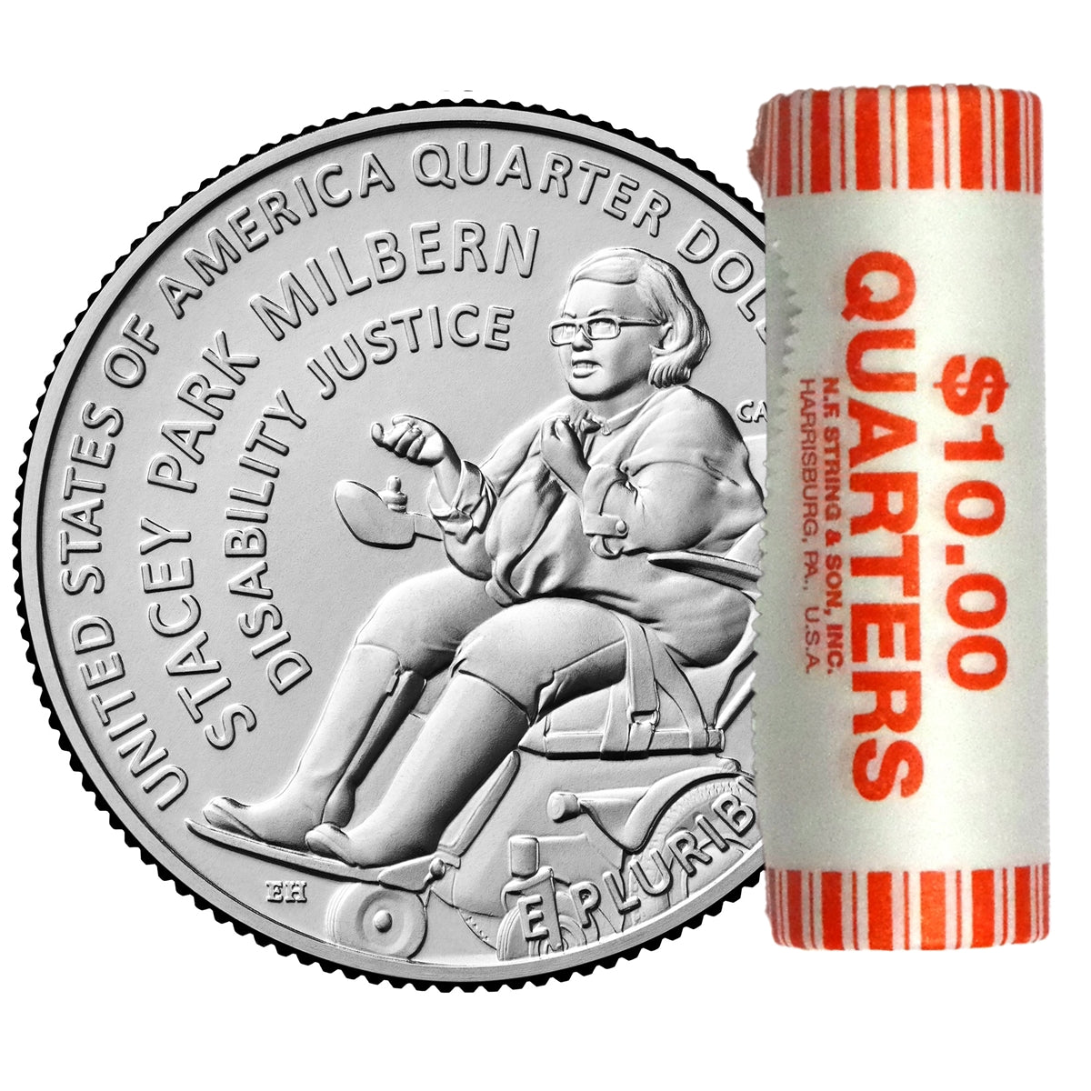 2025-D Stacey Park Milbern American Women Quarter 40-Coin Roll | US ...