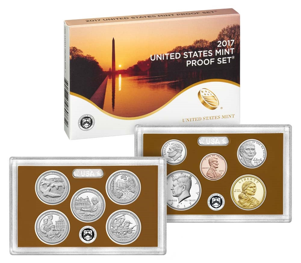 2017 U.S. Mint Clad Proof Set in OGP with CoA – Smyrnacoin.com